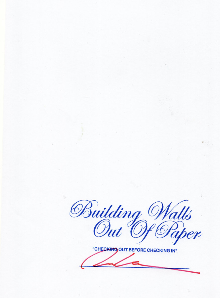 SIGNED Building Walls Out Of Paper by Declan Lennon | DELUXE EDITION ...