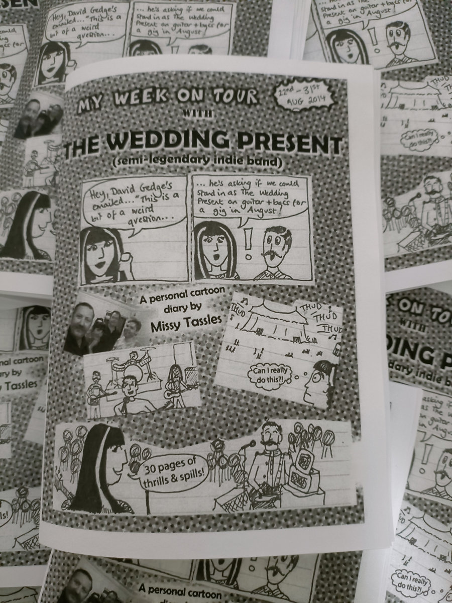 My Week on Tour with The Wedding Present Comic | The Sleazoids