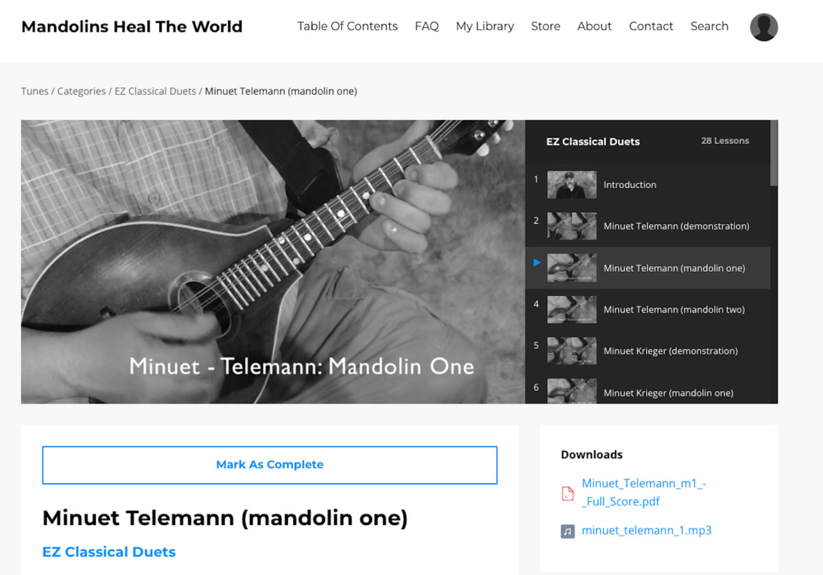 EZ Classical Duets (minuets) | Don Julin