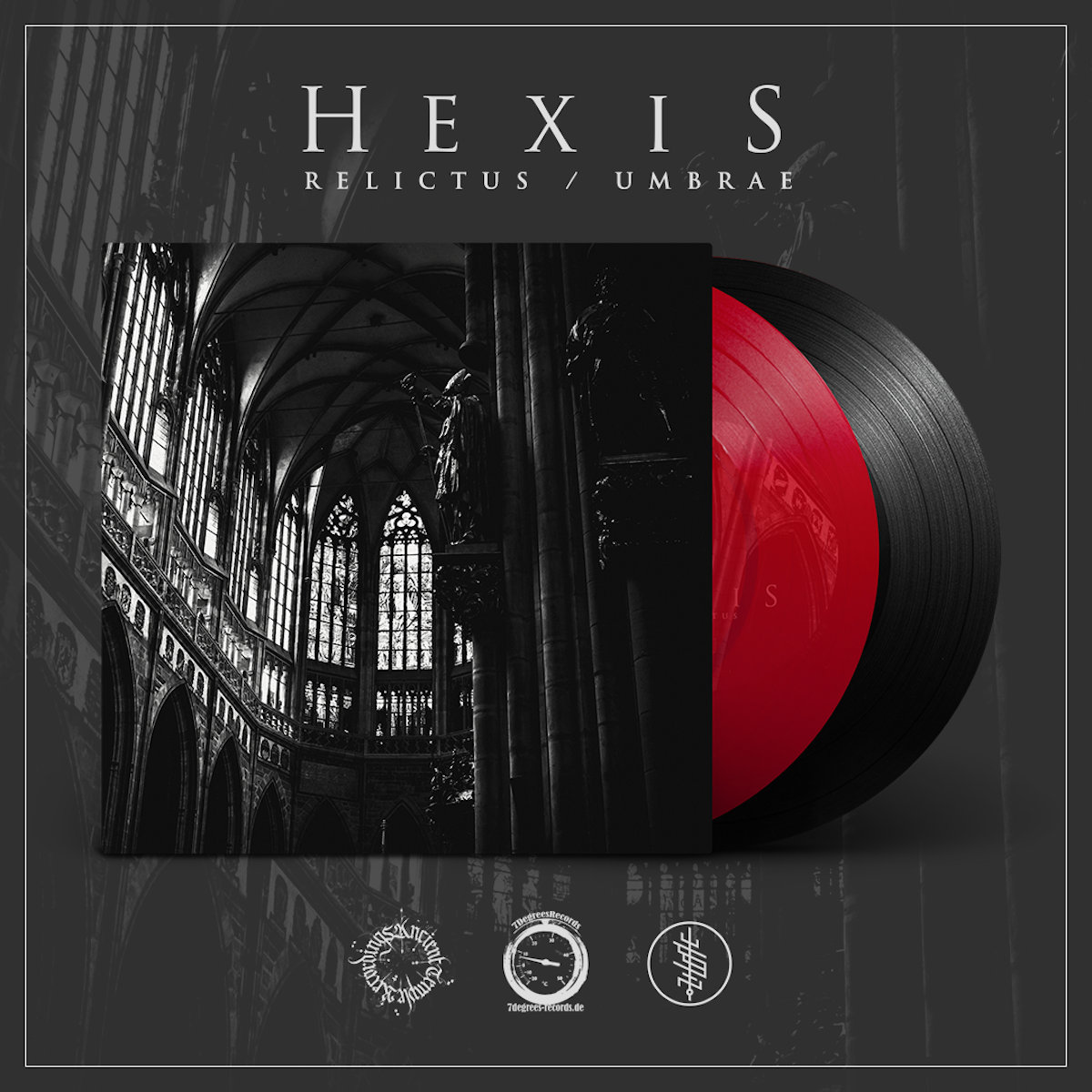 7DR054 - Hexis Relictus / Umbrae 8" | HEXIS | 7 DEGREES RECORDS
