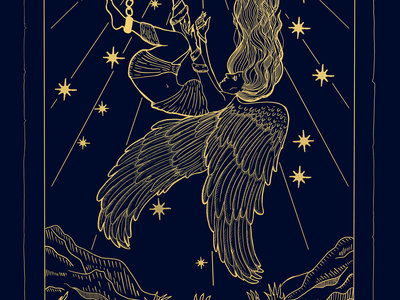 Wings of Glass ft. Alcest - Gold Foil Print | Gísli Gunnarsson