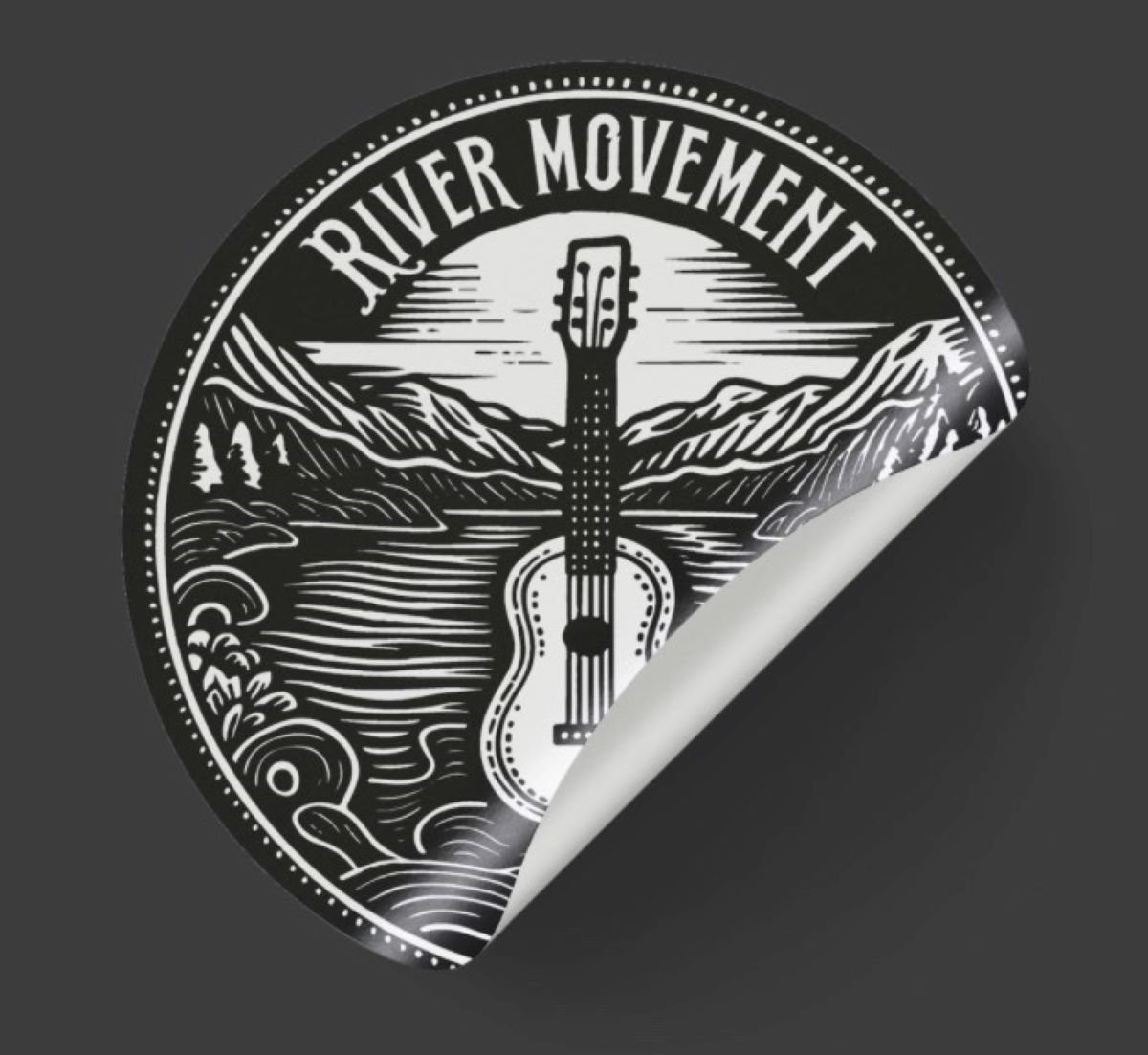 River Movement Seal Vinyl Decal/Sticker | River Movement