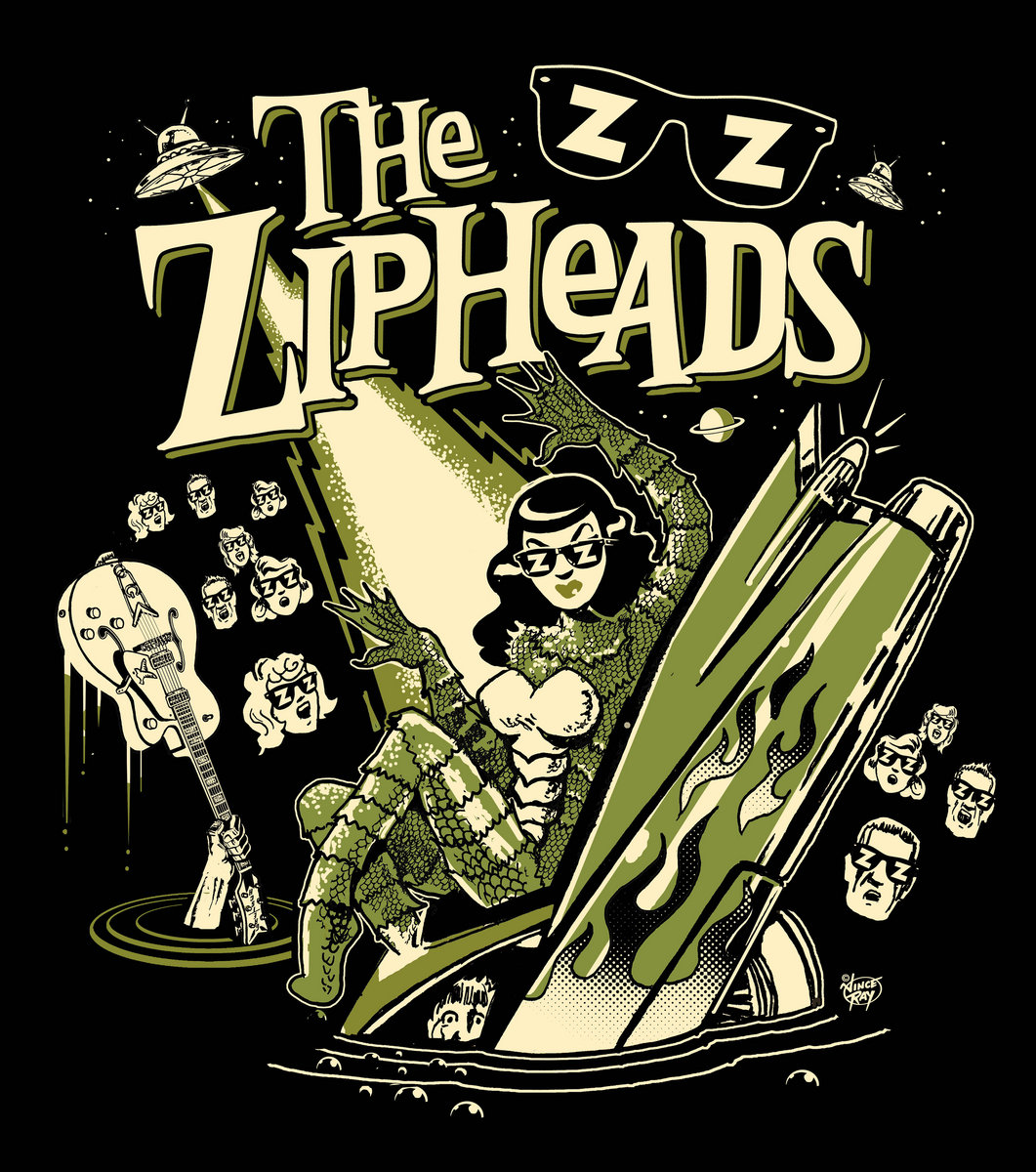 Vince Ray 'Swamp Girl' T-Shirt | The Zipheads