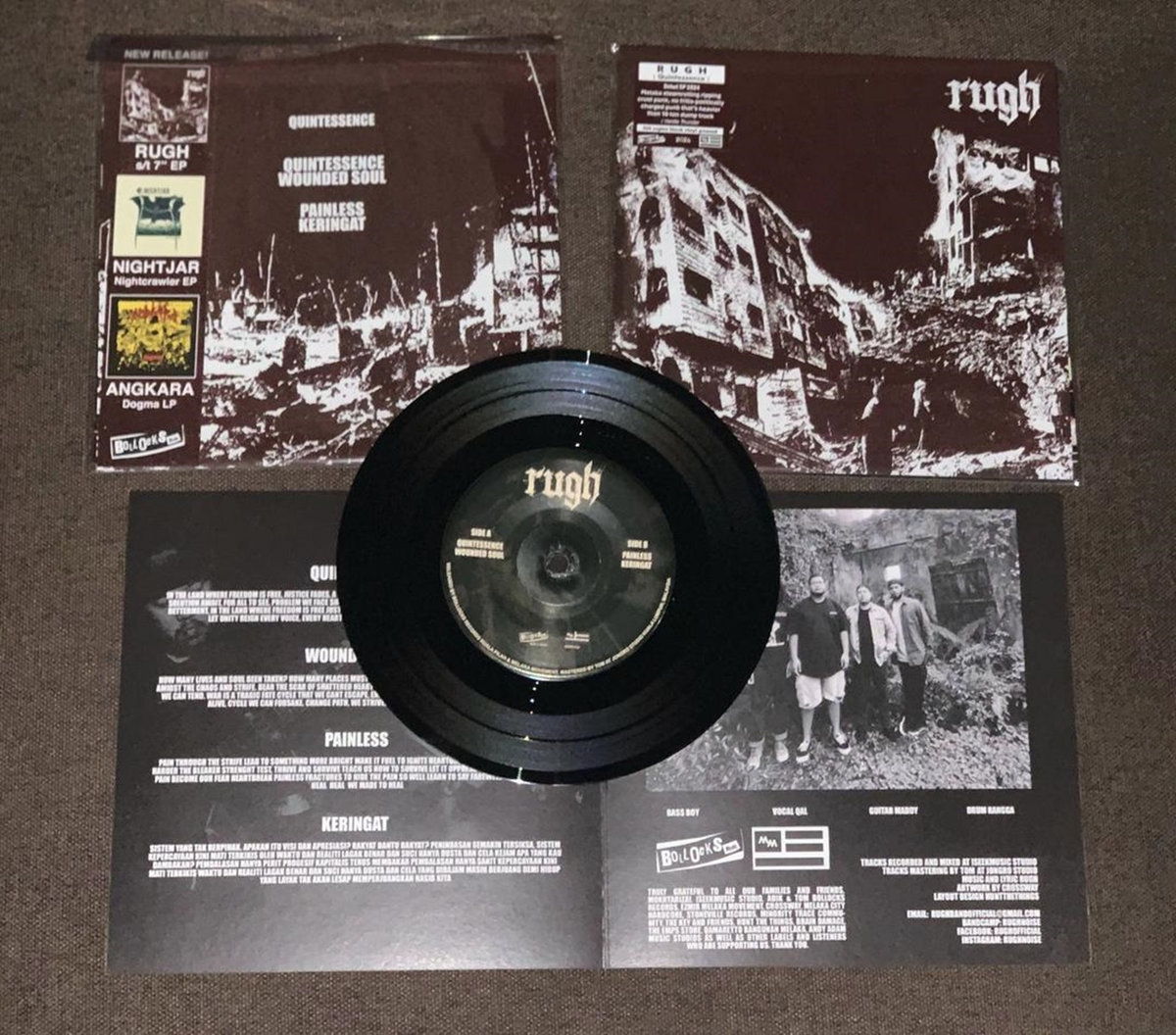 RUGH - Quintessence EP | Bollocks Records