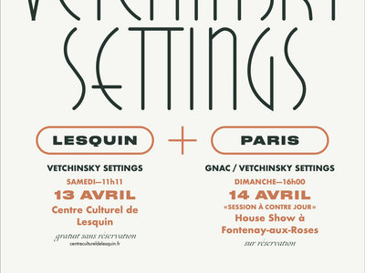 Vetchinsky Settings Week-End En France A3 Poster | GNAC, Vetchinsky ...