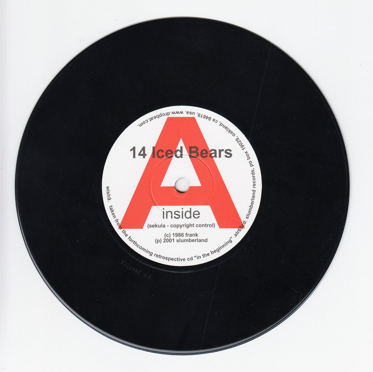 14 Iced Bears "Inside" 7" | Slumberland Records