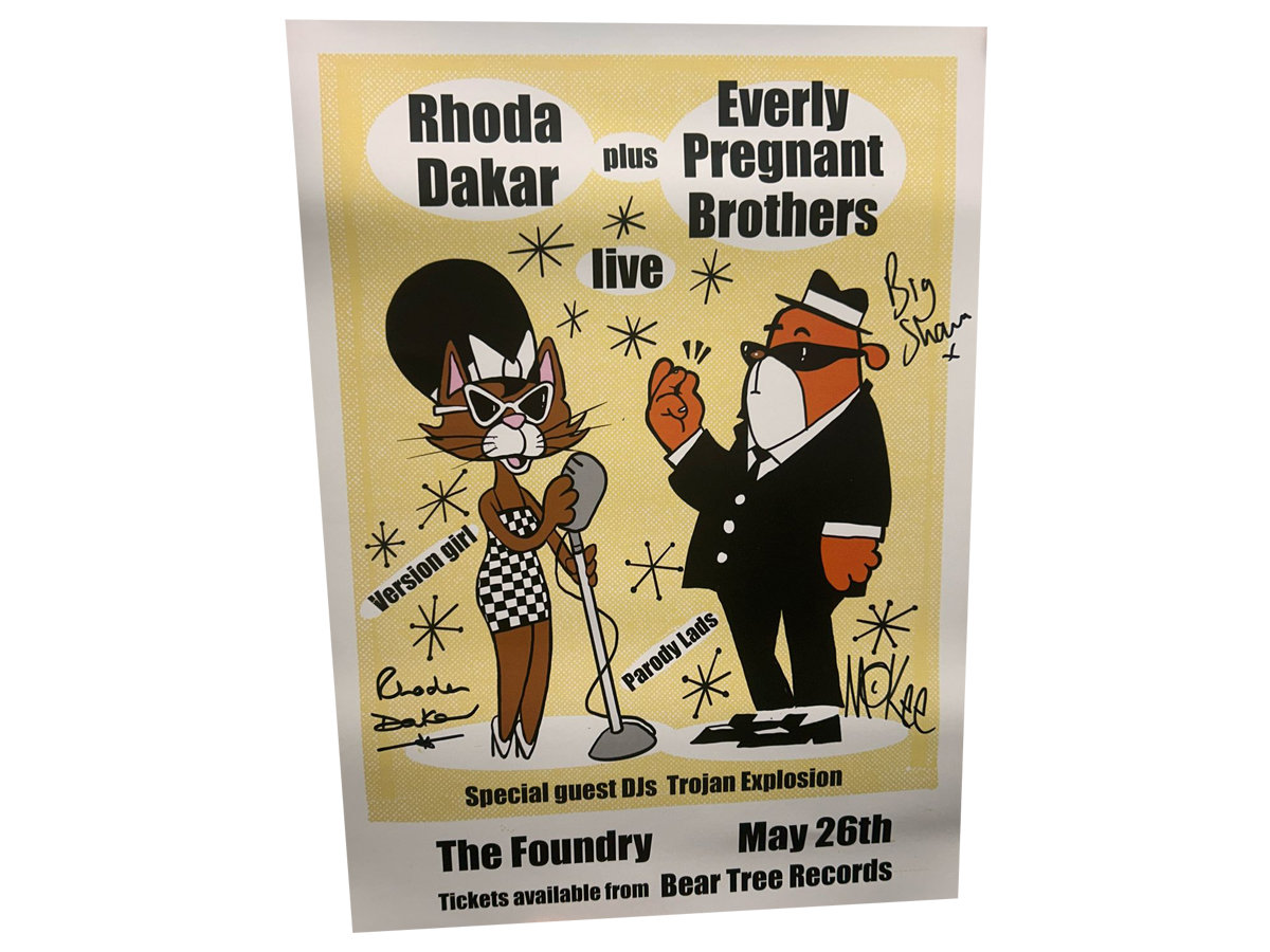 Official Album Launch Show @ The Foundry Poster - SIGNED | Rhoda Dakar