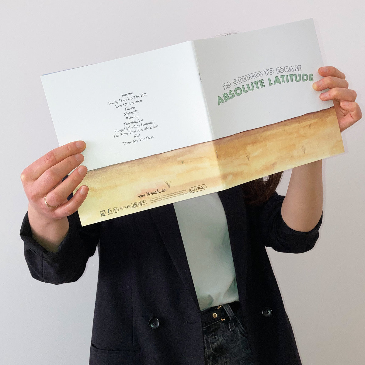 "Absoulte Latitude" Cover-Art Booklet | 28 sounds to escape