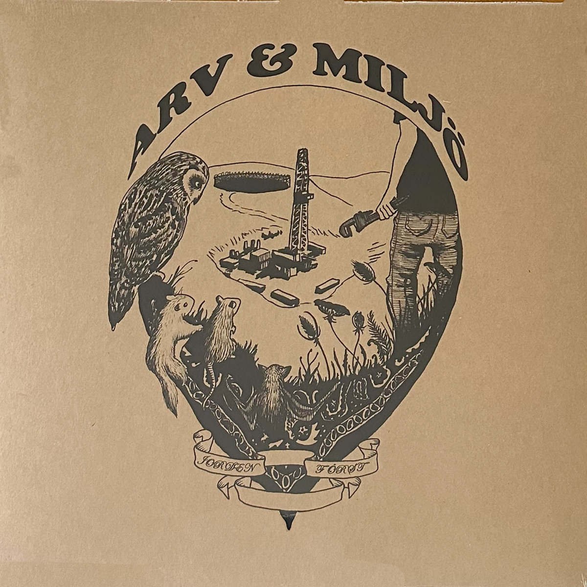 DISTRO ITEM: Arv & Miljö - Jorden Först LP (Discreet) | Carbon Records