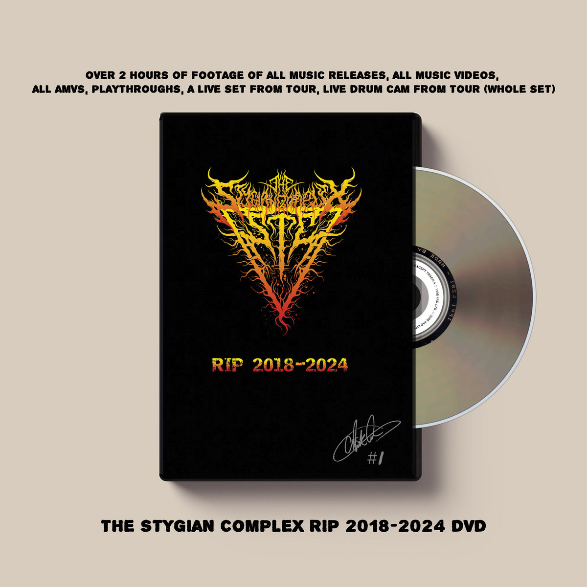 TSC RIP 2018-2024 DVD | THE STYGIAN COMPLEX