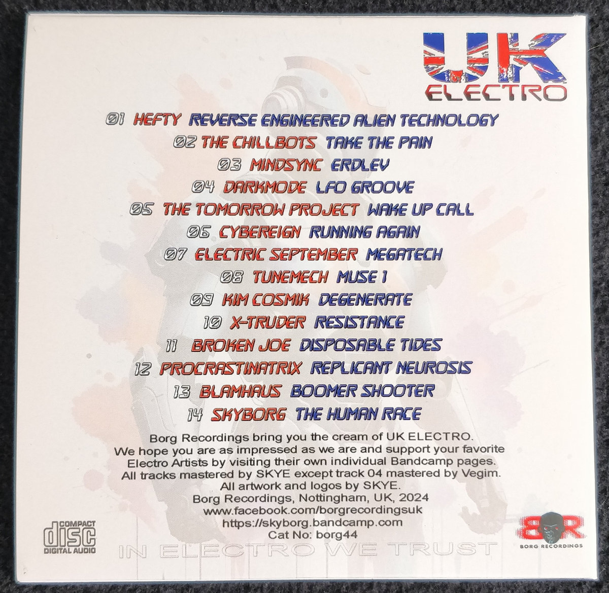 UK Electro - Vol 1 | Various Artists | Borg recordings