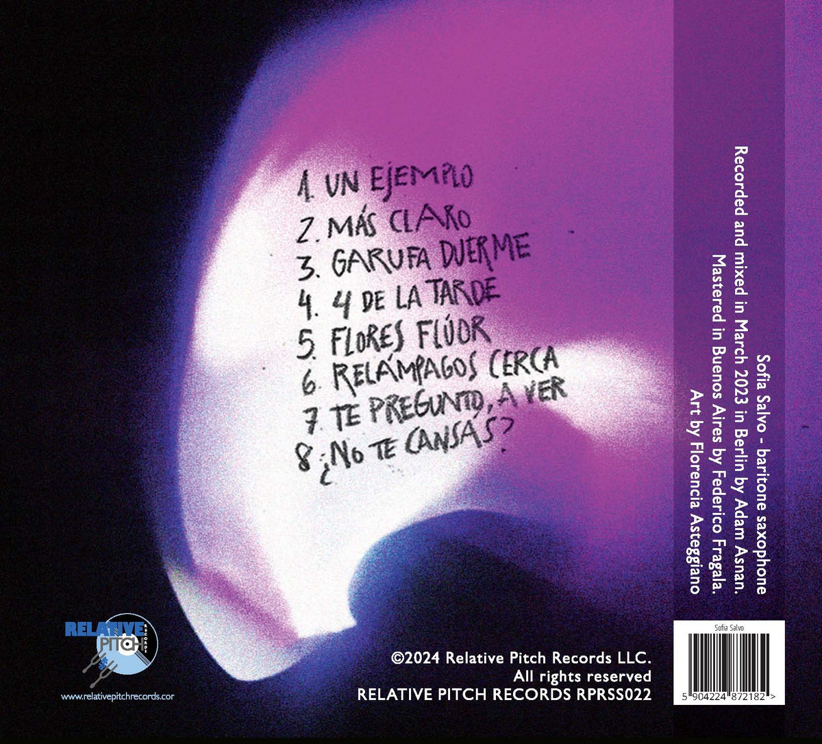 ROTAROTA | Sofia Salvo | Relative Pitch Records