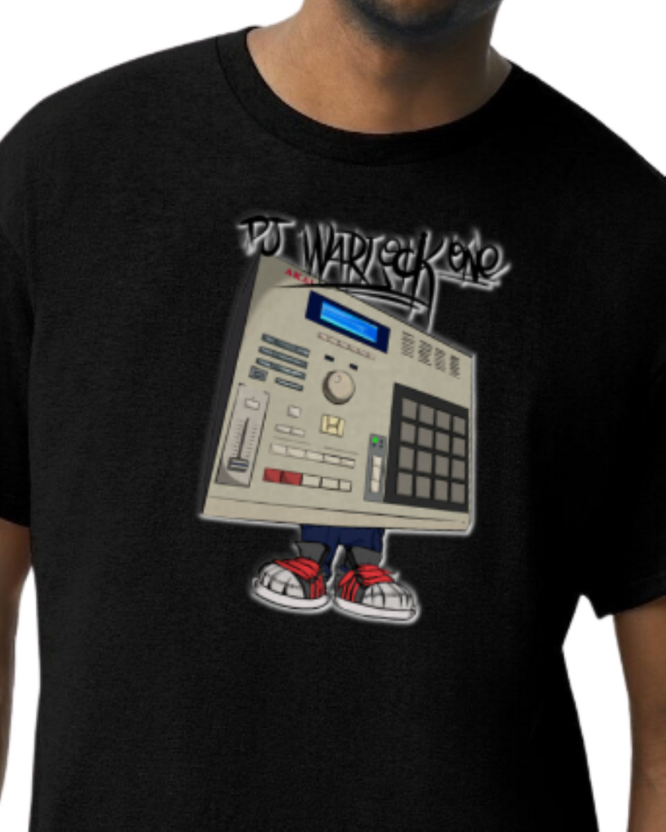 MPC 2000 Cartoon T-Shirt Black | DJ Warlock One