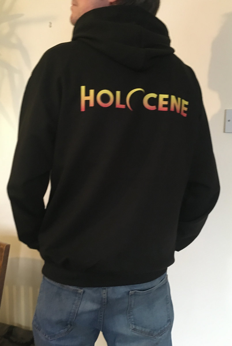 Black Hoodie with Logos | Holocene