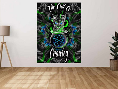 "Valhalla the Enchantress" Cat Tapestry | The Cult Ov Crowley