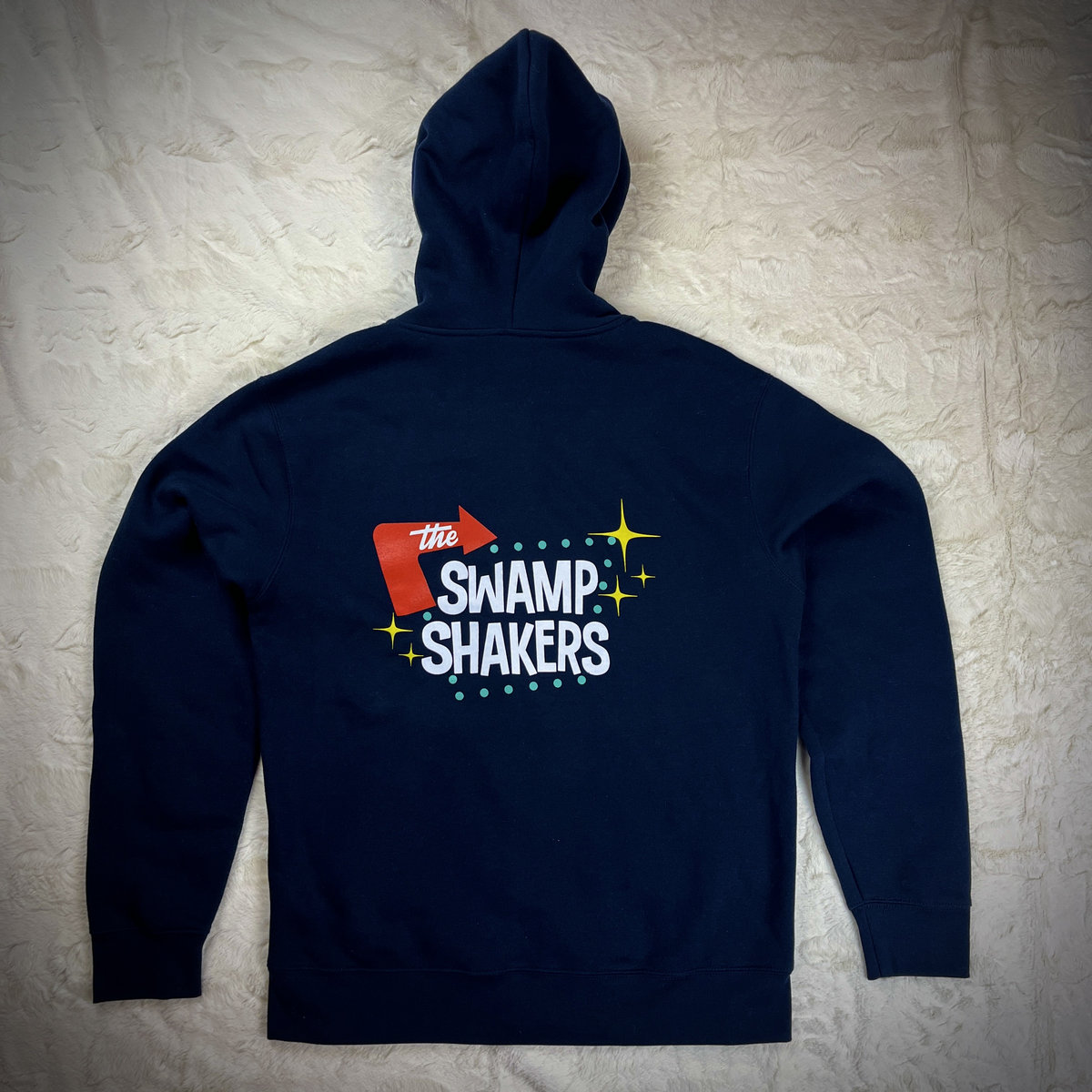 Zipped Hood Jacket with The Swamp Shakers Logo Back & Front | The Swamp ...