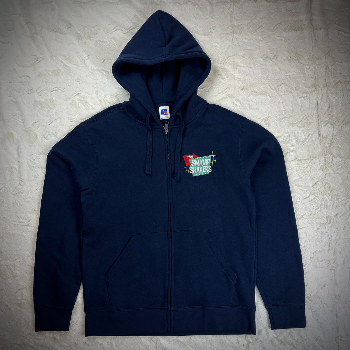 Zipped Hood Jacket with The Swamp Shakers Logo Back & Front | The Swamp ...