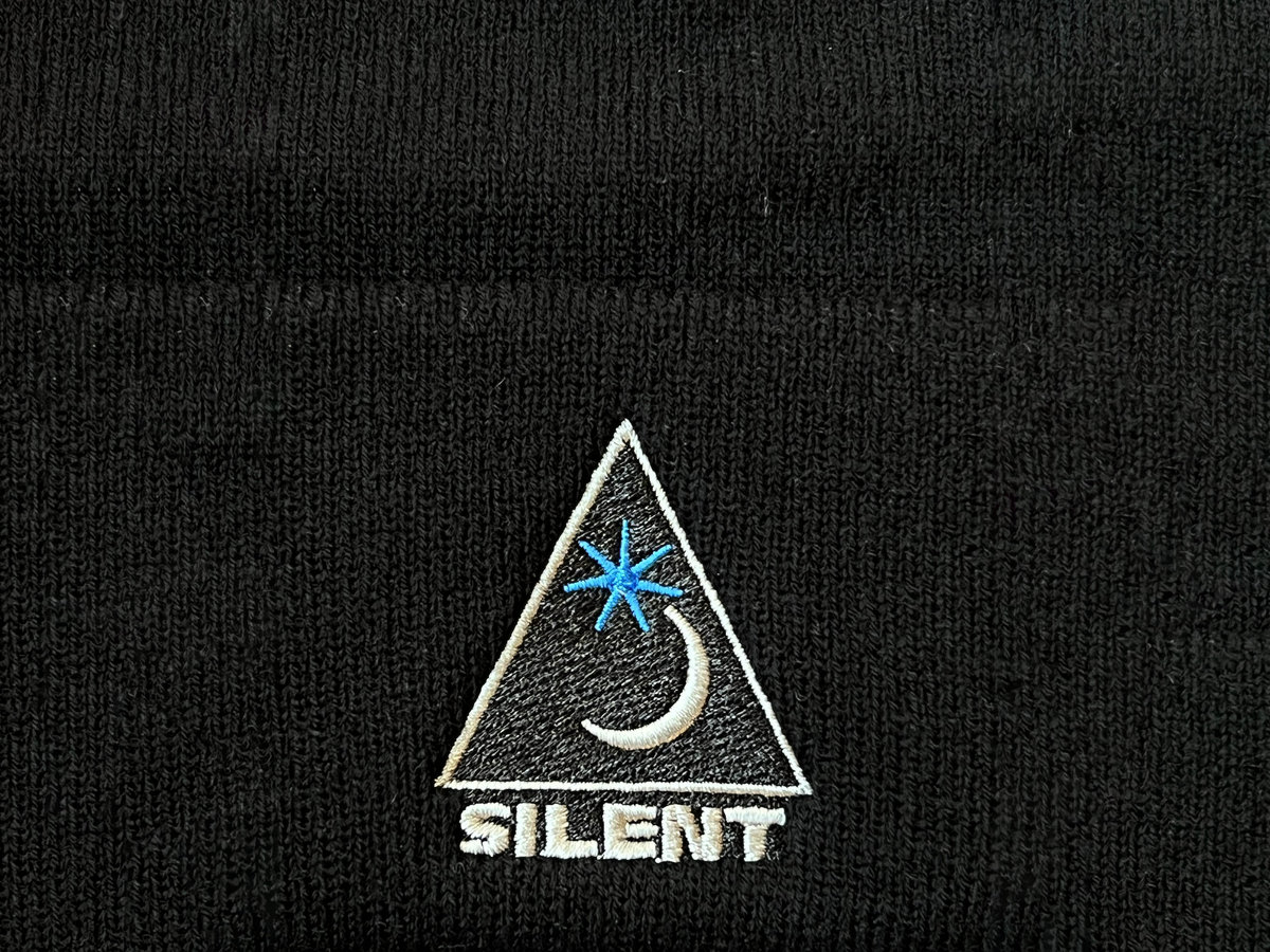 Silent Logo Blue Star & Moon: Cuff Beanie | Silent Records