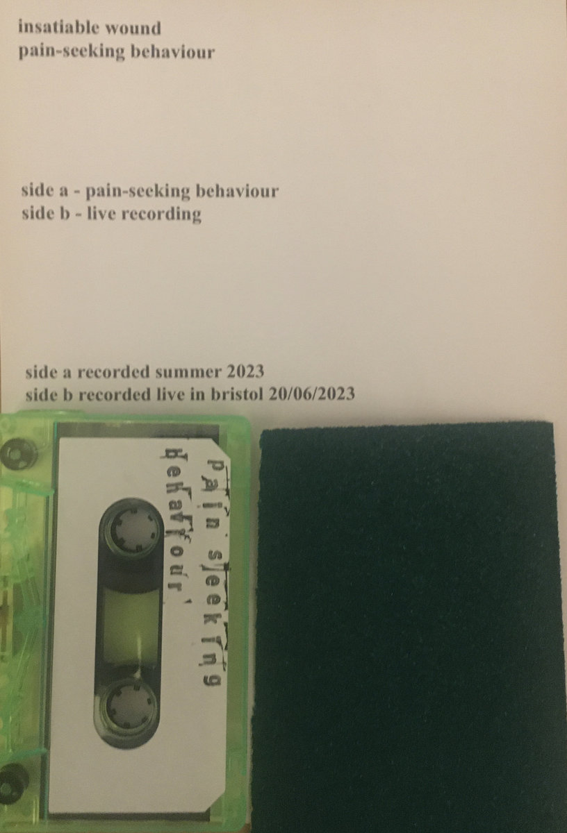 pain-seeking behaviour | insatiable wound | SLOW MURDER