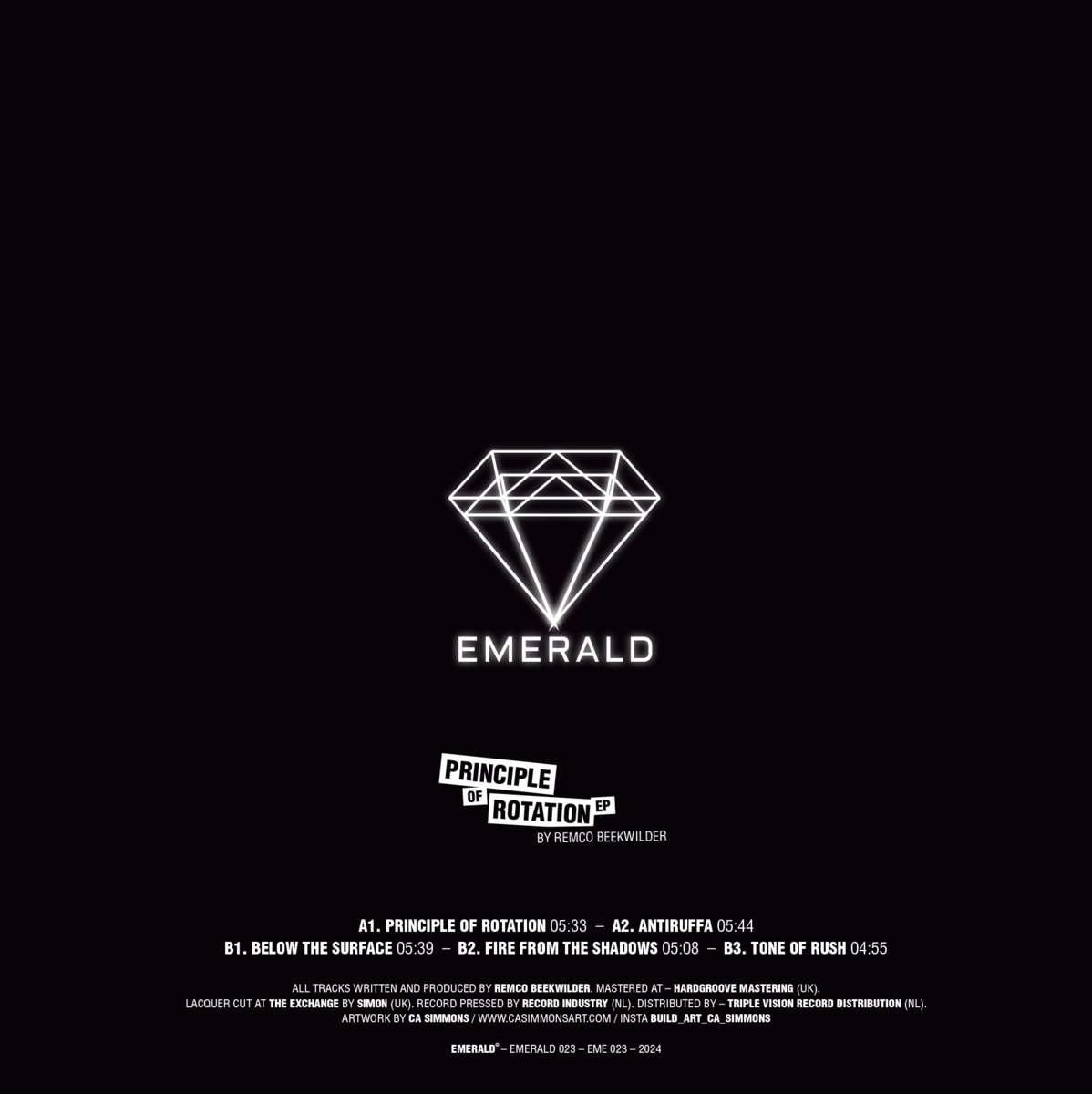 Principle Of Rotation EP | Remco Beekwilder | EMERALD