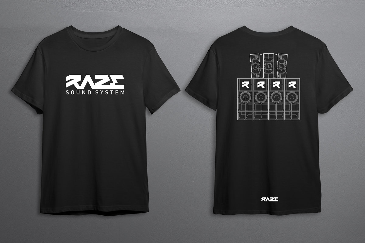 Raze Sound System Tee - Black | Raze Sound System