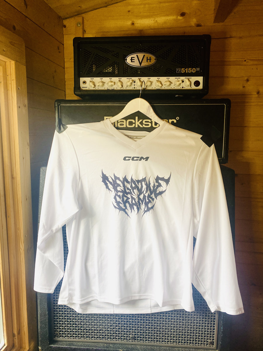 WHITE NF JERSEY | Negative Frame