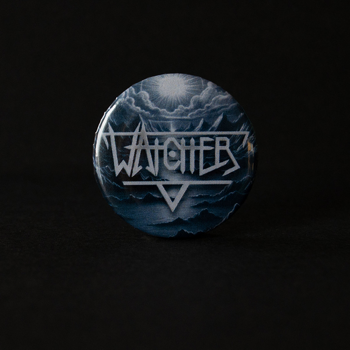 WATCHER Badge, 37 mm, Album Cover Art 2 | Turborock Productions