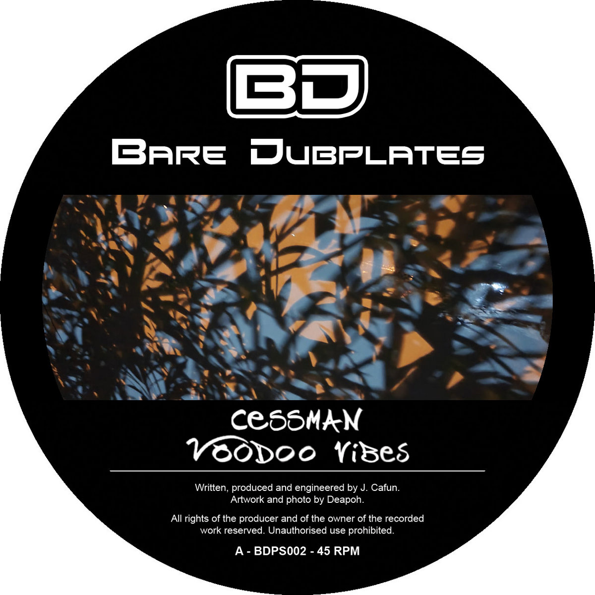 Cessman - Voodoo Vibes / Rejuvenate (Limited Hand Cut 10" Vinyl) | Cessman