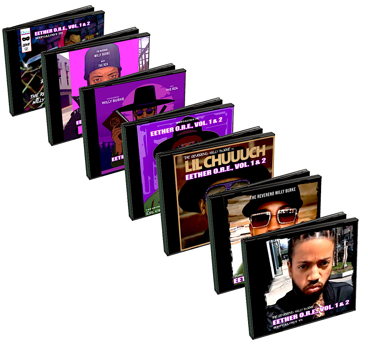 BSOM Releasing 2 albums by The Reverend William Burke Aka Lil Chuuuch