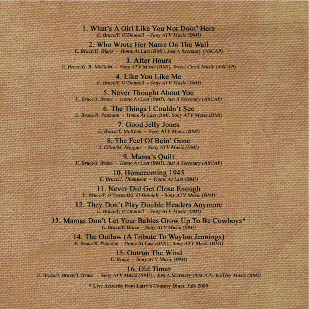 After Hours | Ed Bruce | Ed Bruce - OHP