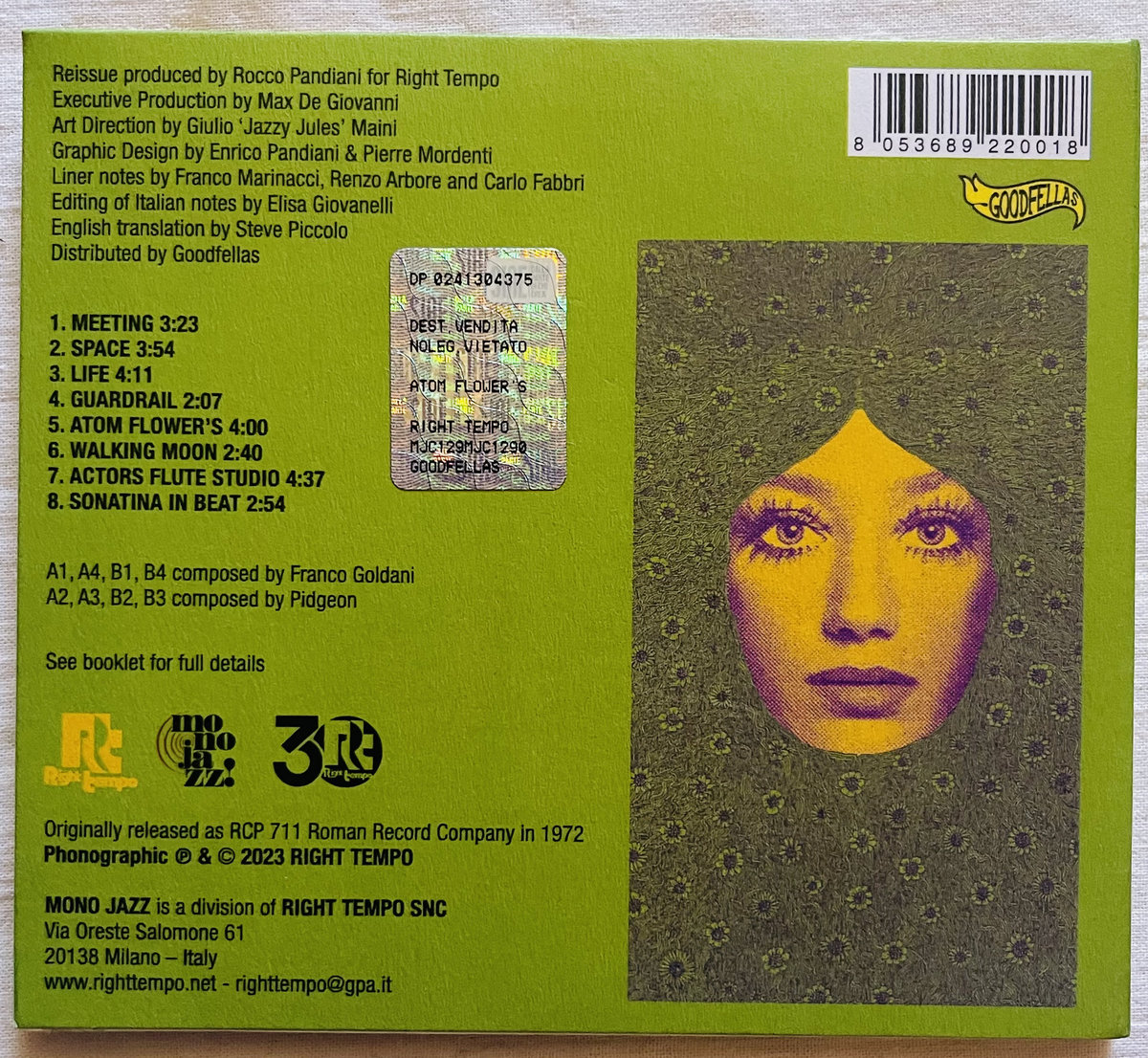 Atom Flower's | Gino Marinacci | Right Tempo / Mono Jazz / Easy Tempo