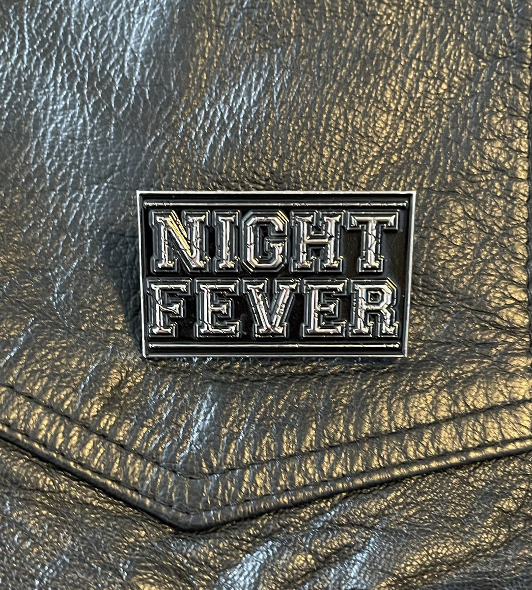 Night Fever logo metal pin | Night Fever