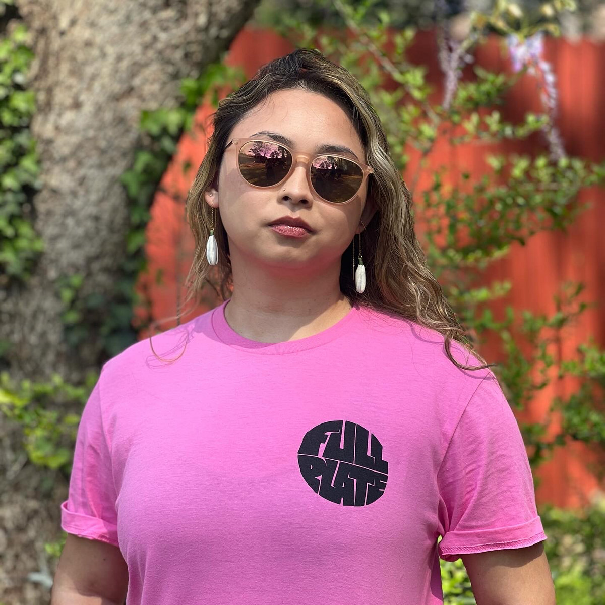 Pocket Logo Tee (Pastel Pink) | FULL PLATE