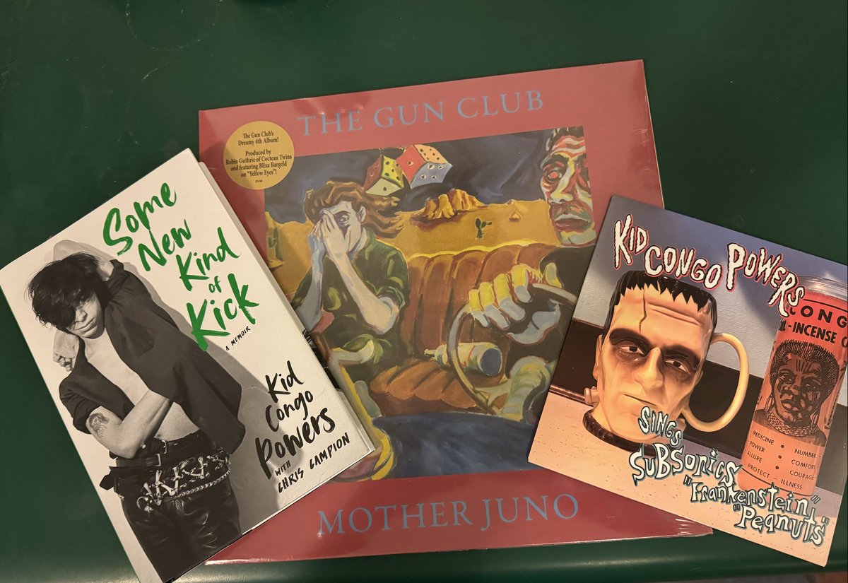 Limited Signed " Some New Kind Of Kick" Book/ Gun Club vinyl "Mother ...