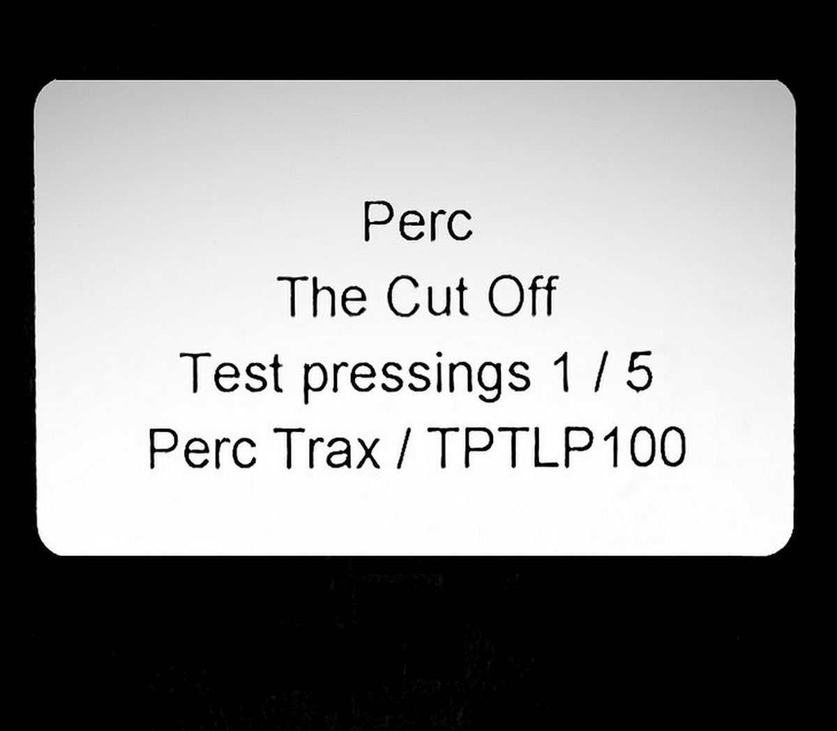 The Cut Off | Perc | Perc Trax
