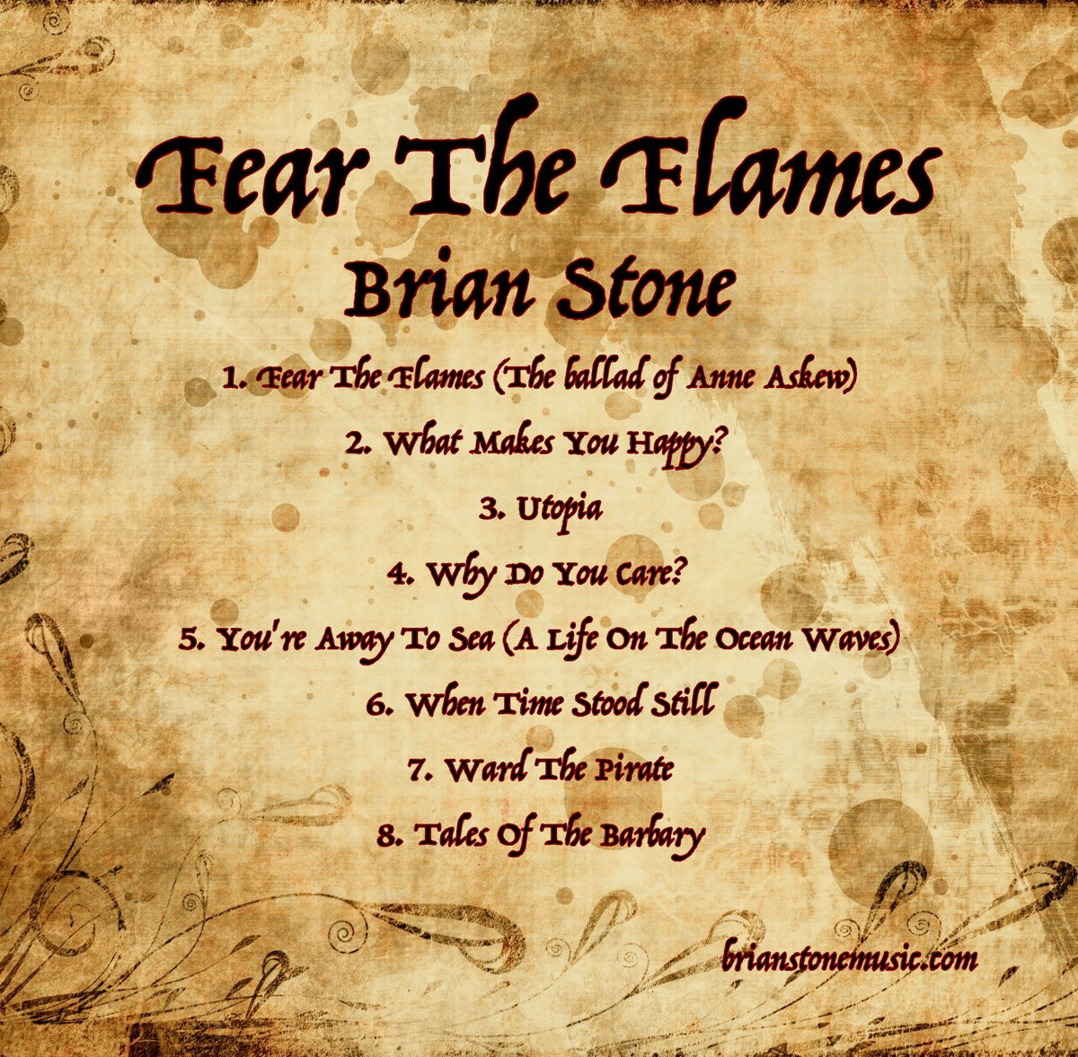 Fear The Flames (Album) | Brian Stone