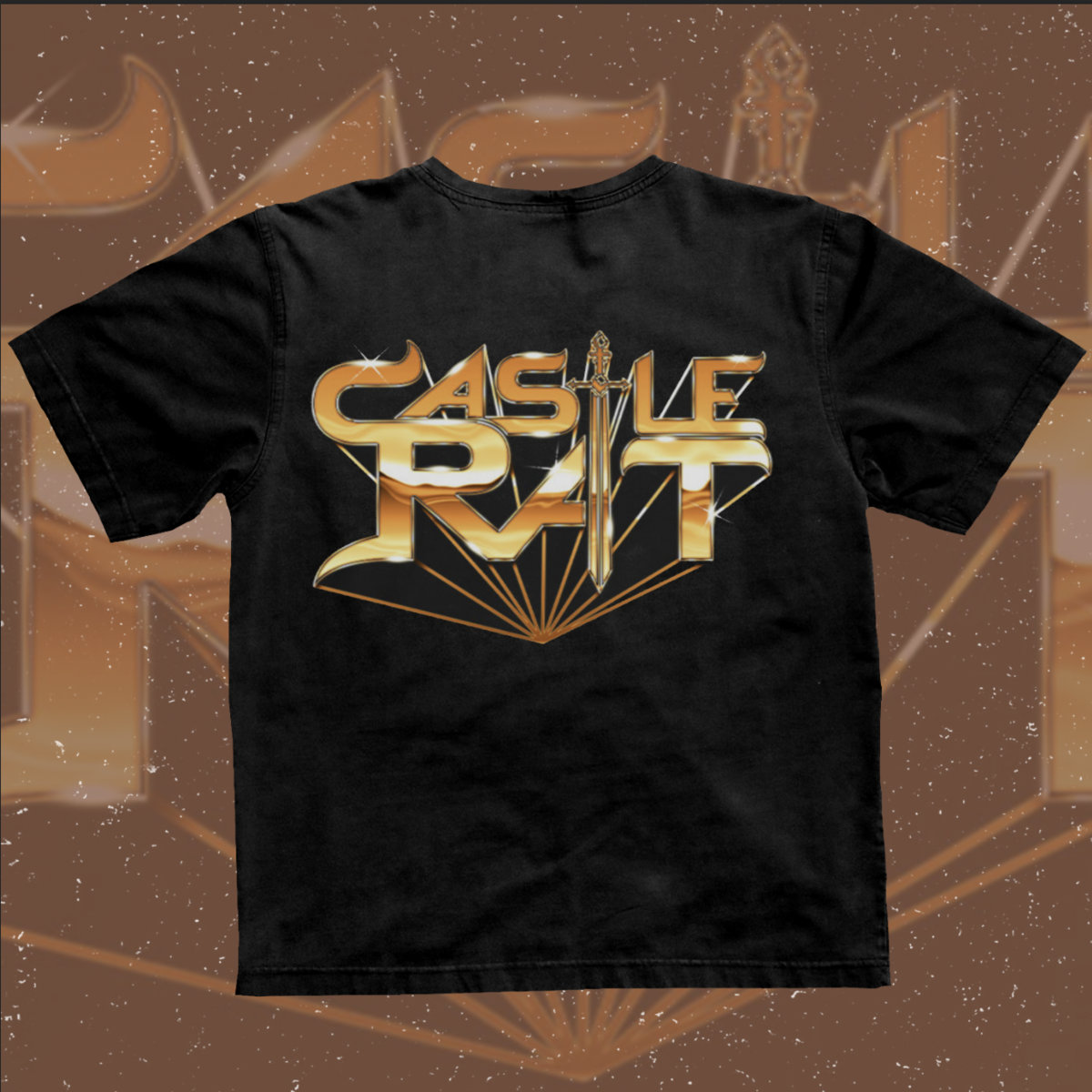 Castle Rat: Gold Chrome Logo | Castle Rat