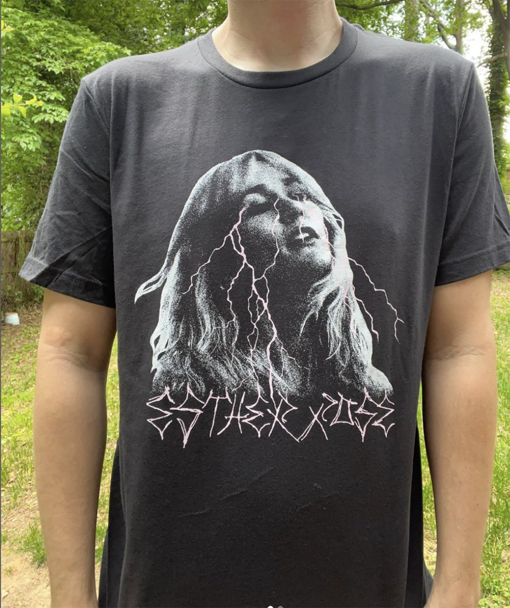 Crying Lightning Metal T-Shirt | Esther Rose
