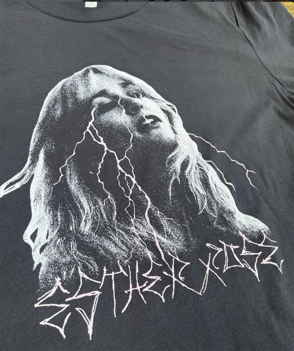 Crying Lightning Metal T-Shirt | Esther Rose