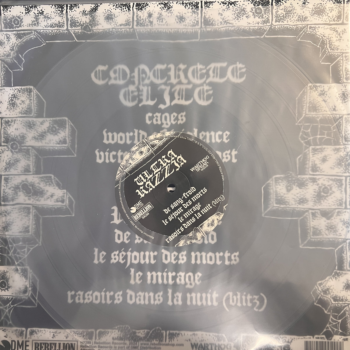 Concrete Elite / Ultra Razzia - split LP | Warthog Speak Records