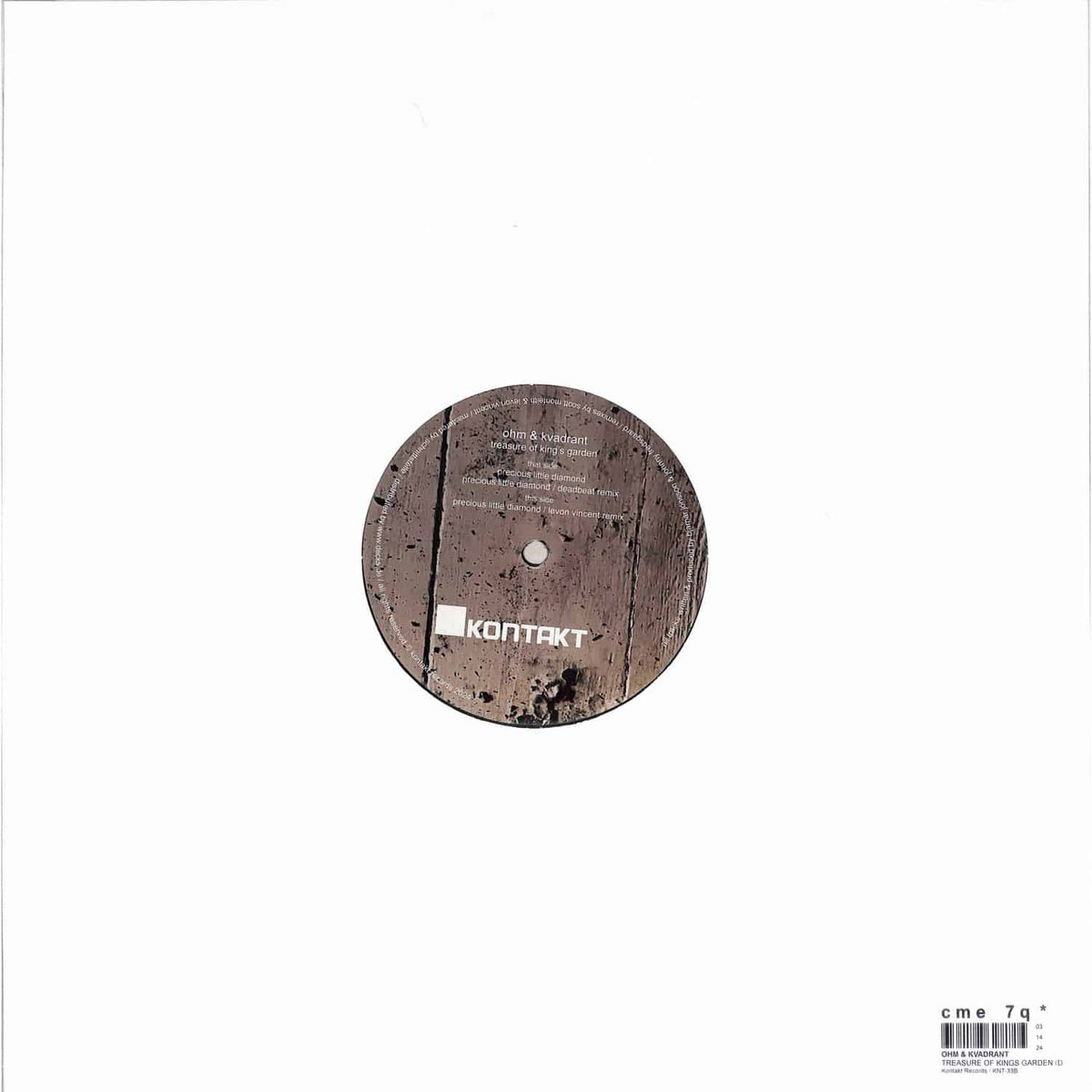 Ohm & Kvadrant - Treasure Of King's Garden / Levon Vincent & Deadbeat ...