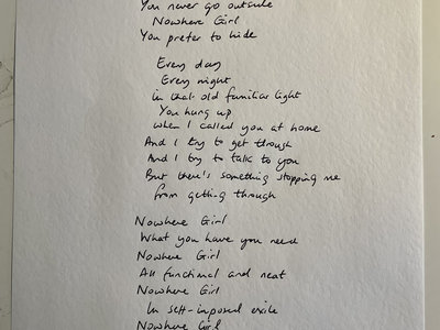 Hand Written Lyrics | Steve Hovington