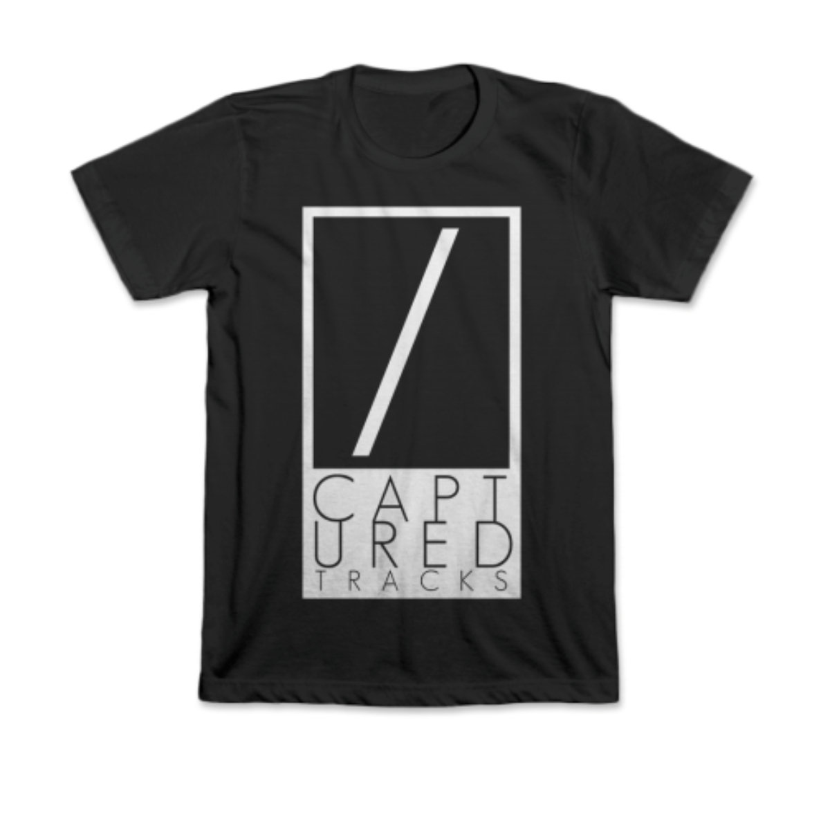 Captured Tracks Logo T-Shirt (Black) | Captured Tracks