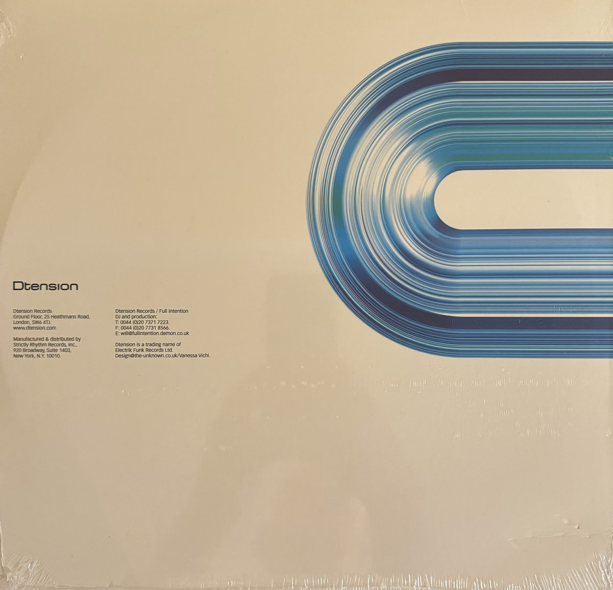 12" Vinyl - Full Intention - I'm Satisfied (DT008) | Full Intention