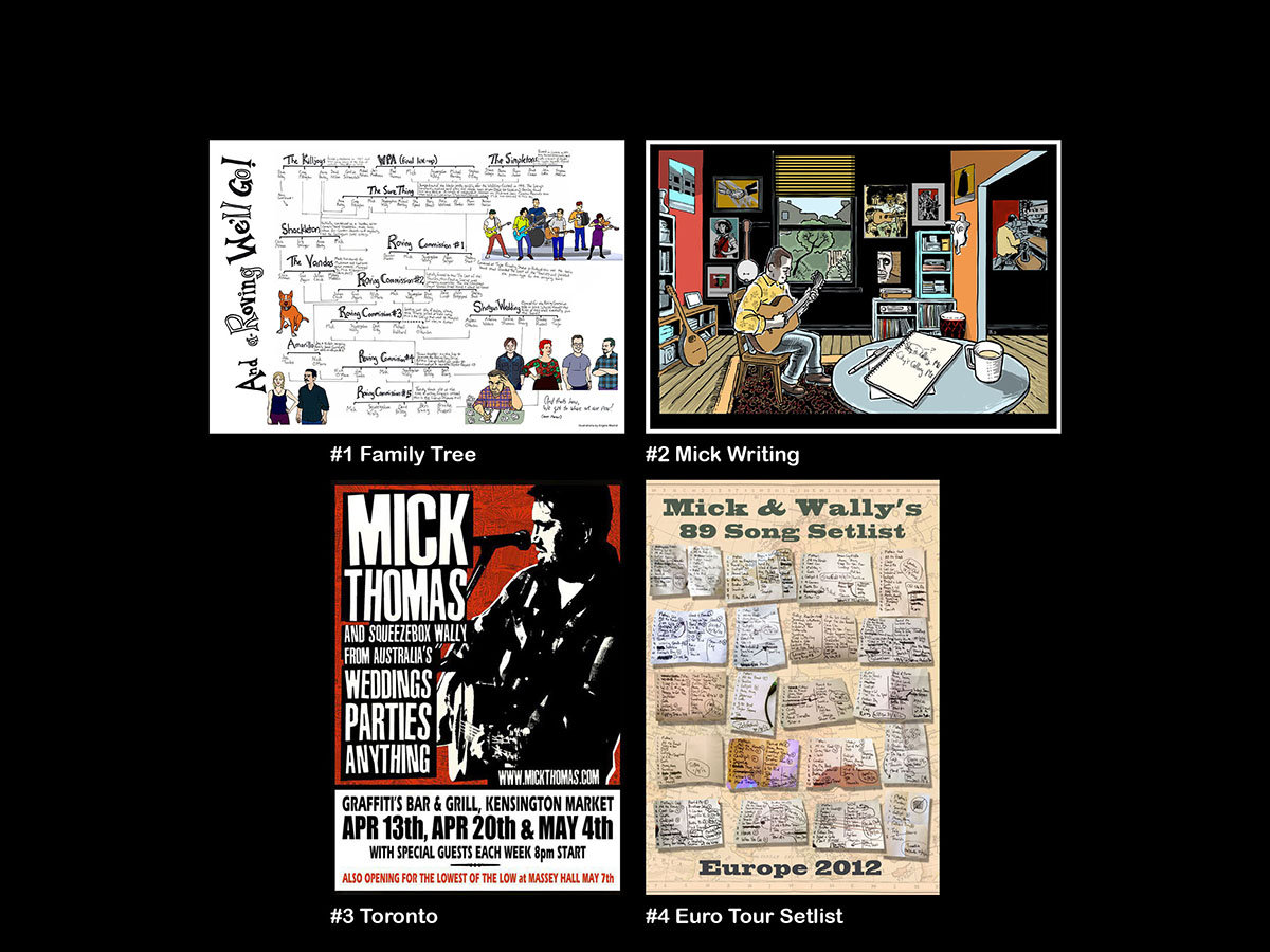 HI-RES Posters: Gallery #ONE Posters 1 - 20 | Mick Thomas