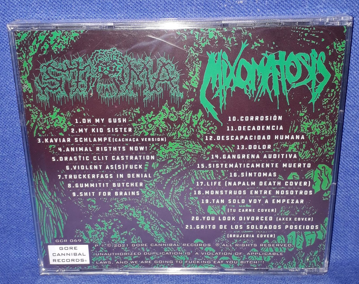 STOMA / MIXOMATOSIS: Split CD 2021 | Rotten Foetus Records