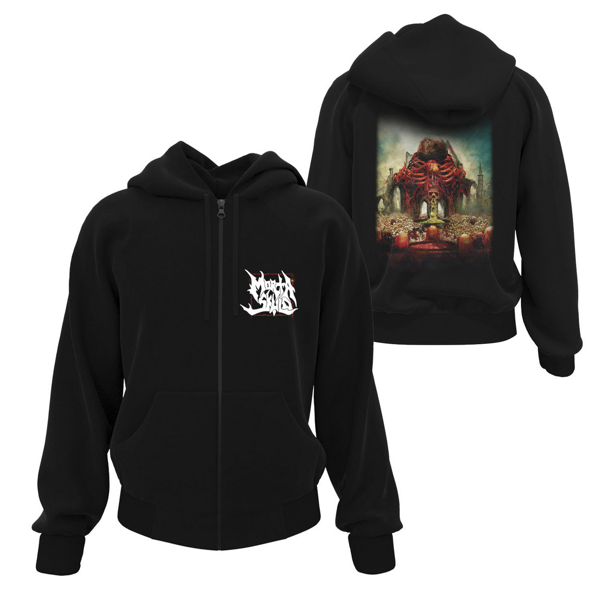 Creation Undone Zip-Up Hoodie | Morta Skuld