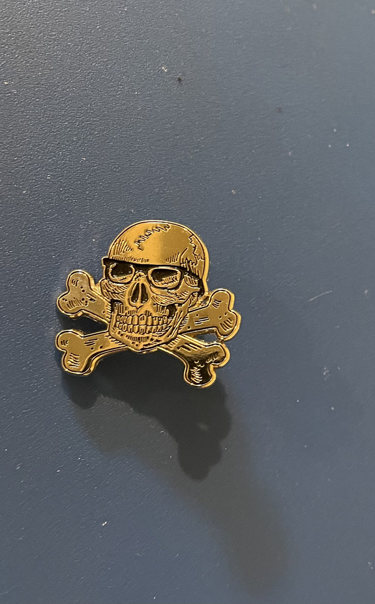 Skull and Crossbones with Glasses Pin | The Kulprits