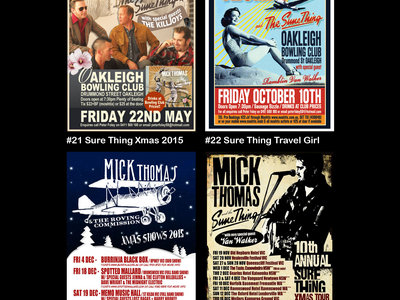 HI-RES Posters: Gallery #TWO Posters 21 - 40 | Mick Thomas