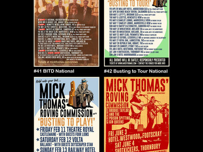 HI-RES Posters: Gallery #THREE Posters 41 - 60 | Mick Thomas